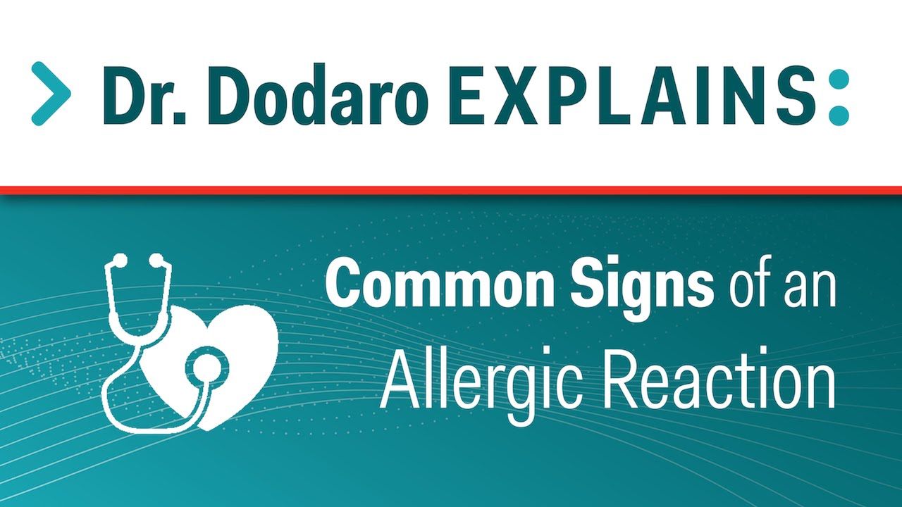 What are Common Signs of An Allergic Reaction by Guidewell Emergency D