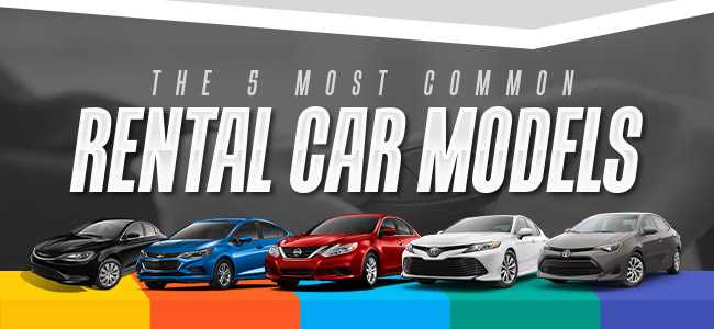 Infographic: The 5 Most Common Rental Car Models by Hammer Chevrolet