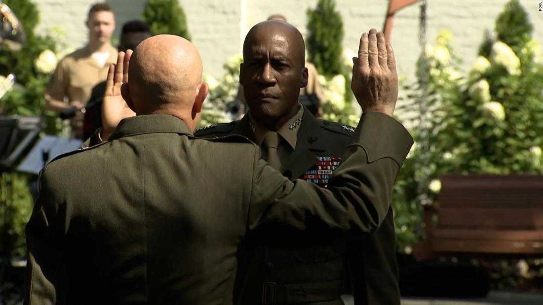 Lt. Gen. Michael Langley becomes Marines' first Black four-star ge...